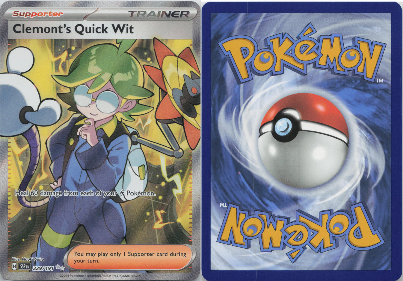 Clemont's Quick Wit (SSP 229) - Surging Sparks KantoDrop.pl